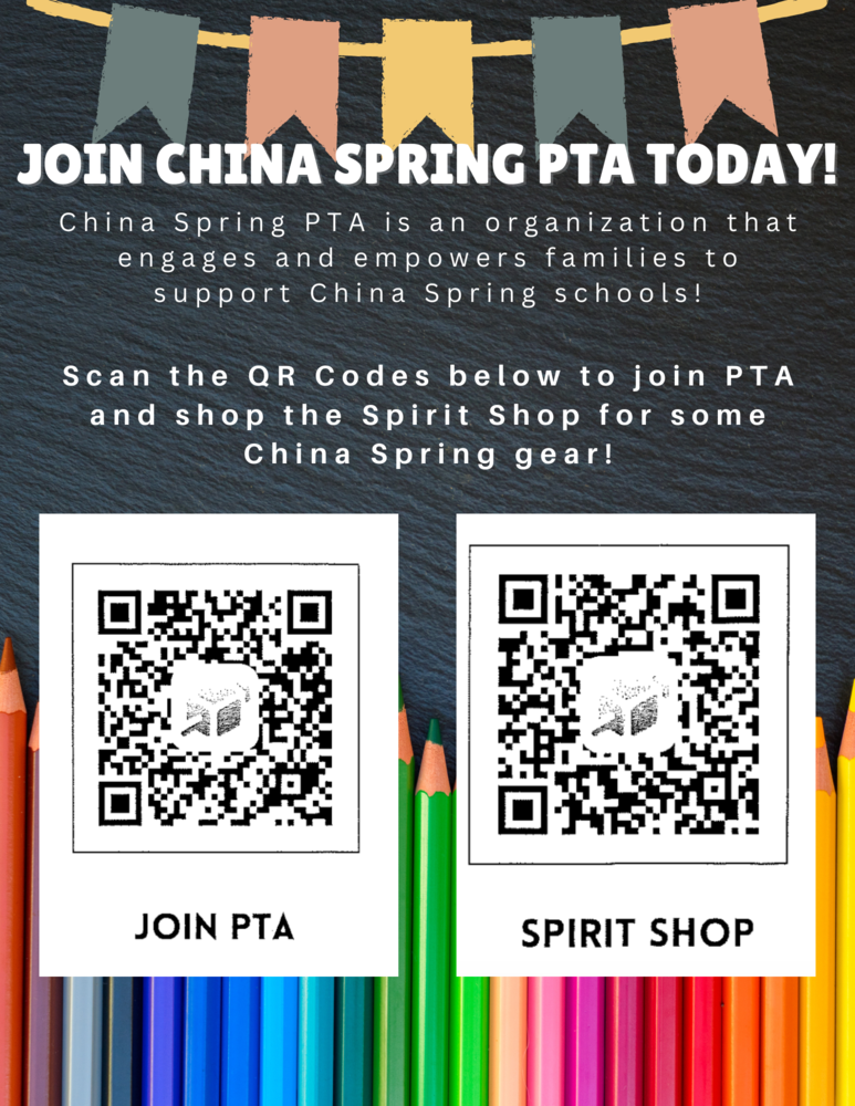 Join PTA | China Spring Primary School
